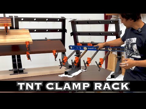Glue Up Clamp Rack V3 Designed By TNT Industries – Bidwell Wood & Iron